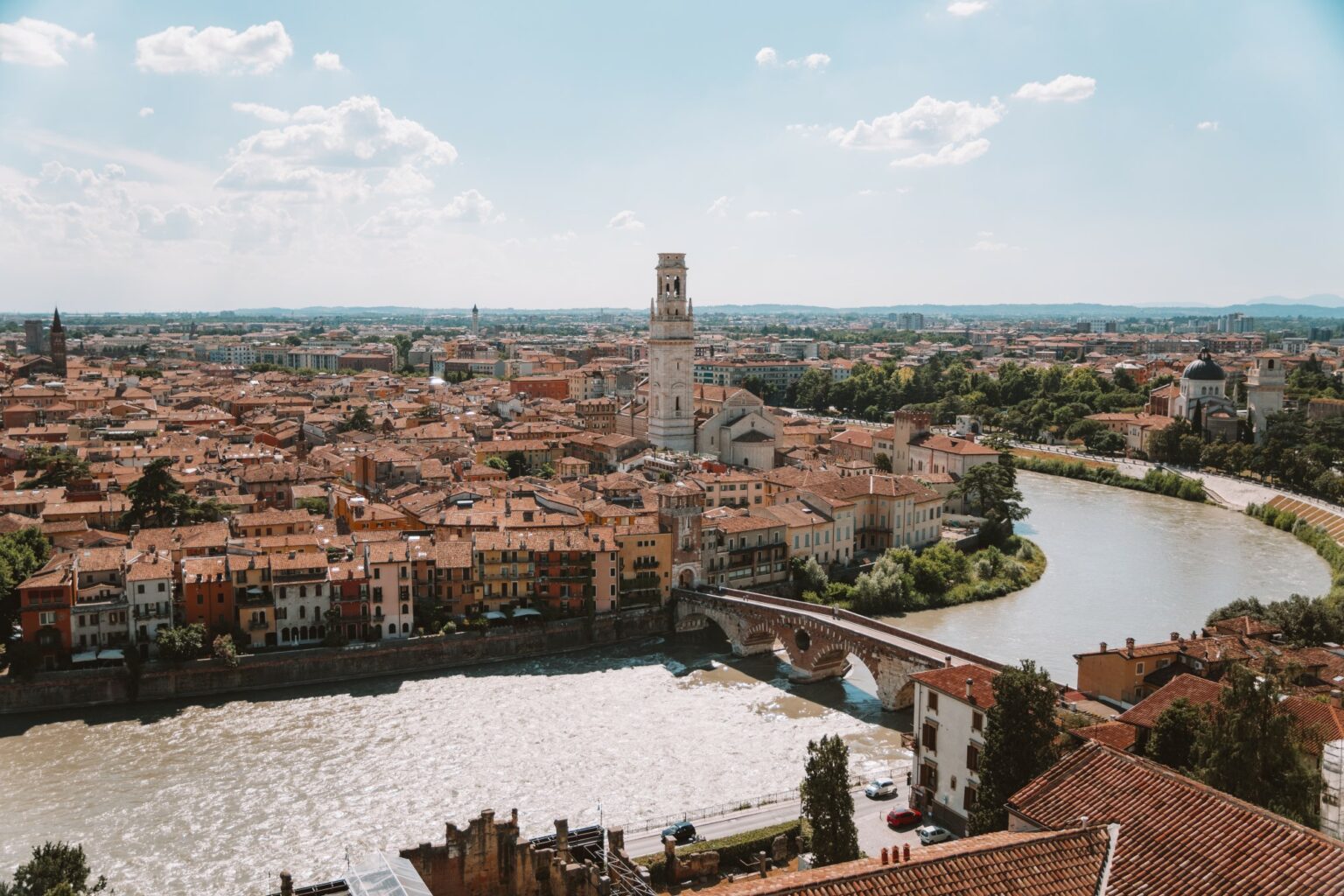 Schone Stadt In Italien Landessprache Ebenbild